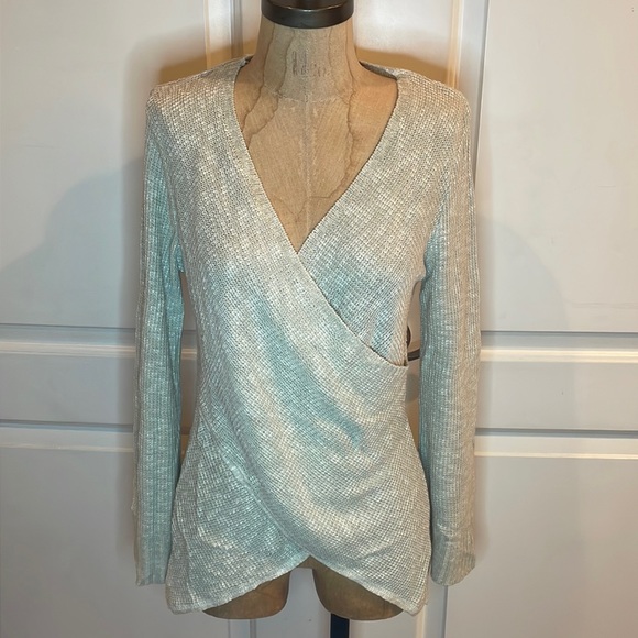 Alya | Sweaters | Nwt Mint Cross Cross Sweater | Poshmark
